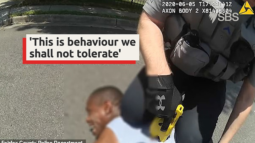 Us Officer Charged In Use Of Stun Gun On Black Man Sbs News