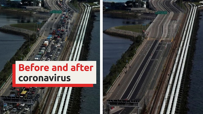 Before and after: Photos show coronavirus impact worldwide | SBS News