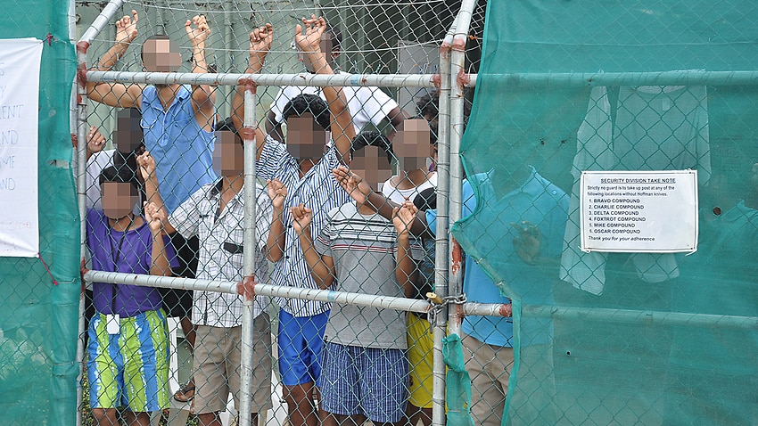 The view inside the Manus Island detention centre | SBS News