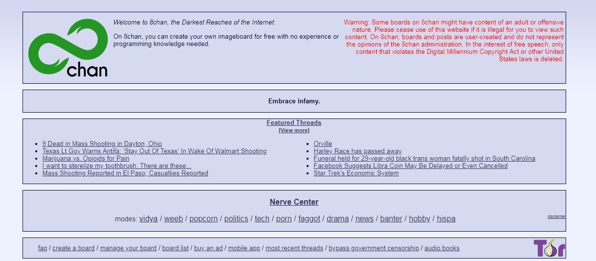 8chan’s become a haven for mass shooters. After El Paso, its creator ...